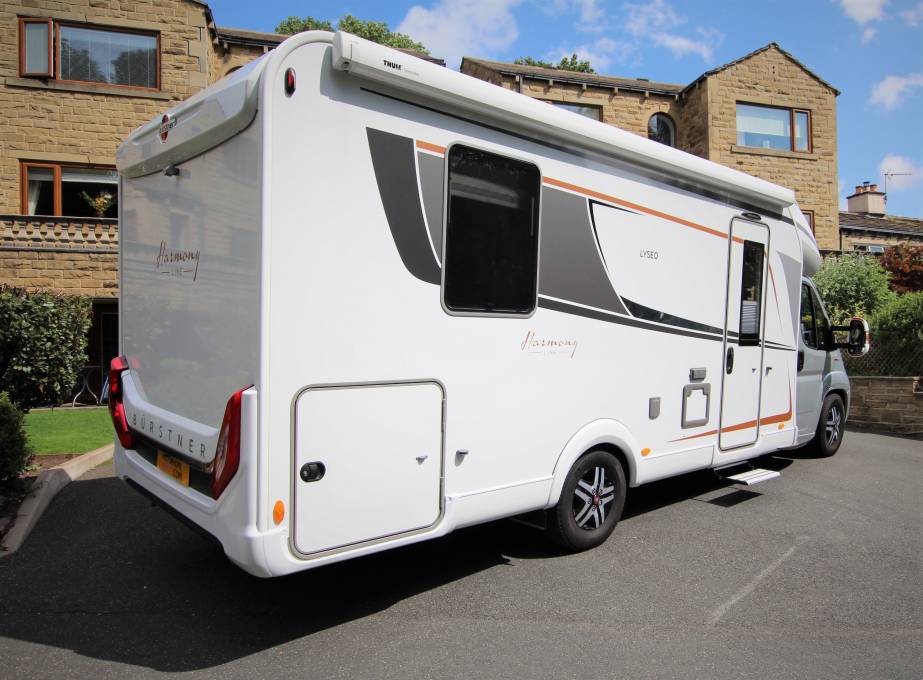 Burstner Harmony Line Lyseo 745, 4 Berth Rear bed, End Lounge