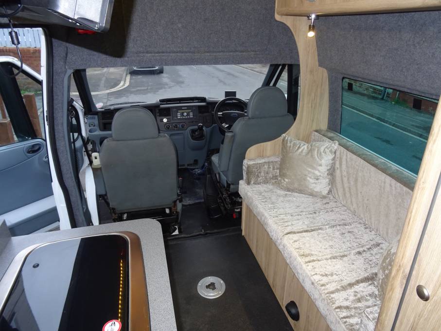 Ford Transit 115 T350 EF RWD 2 Berth, 2 Belts Transverse Bed For Sale