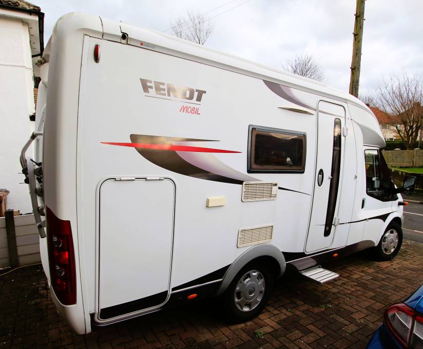 Fendt Mobil K-400 3 Berth, rear fixed bed, garage,